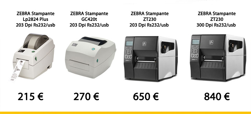 Stampanti Zebra, ZXP3, ZXP8, P100i, P110i, P120i P330i, P630i, P640i